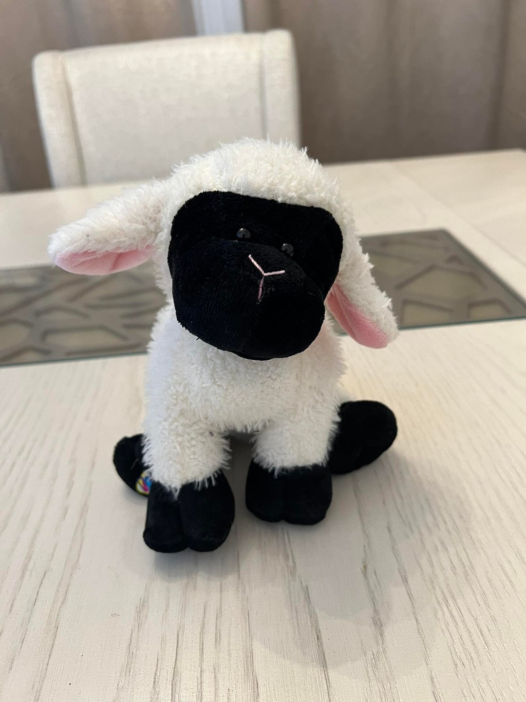 Webkinz Sheep HM227 Stuffed Animal Plush Toy Black and Tan 8 - Etsy