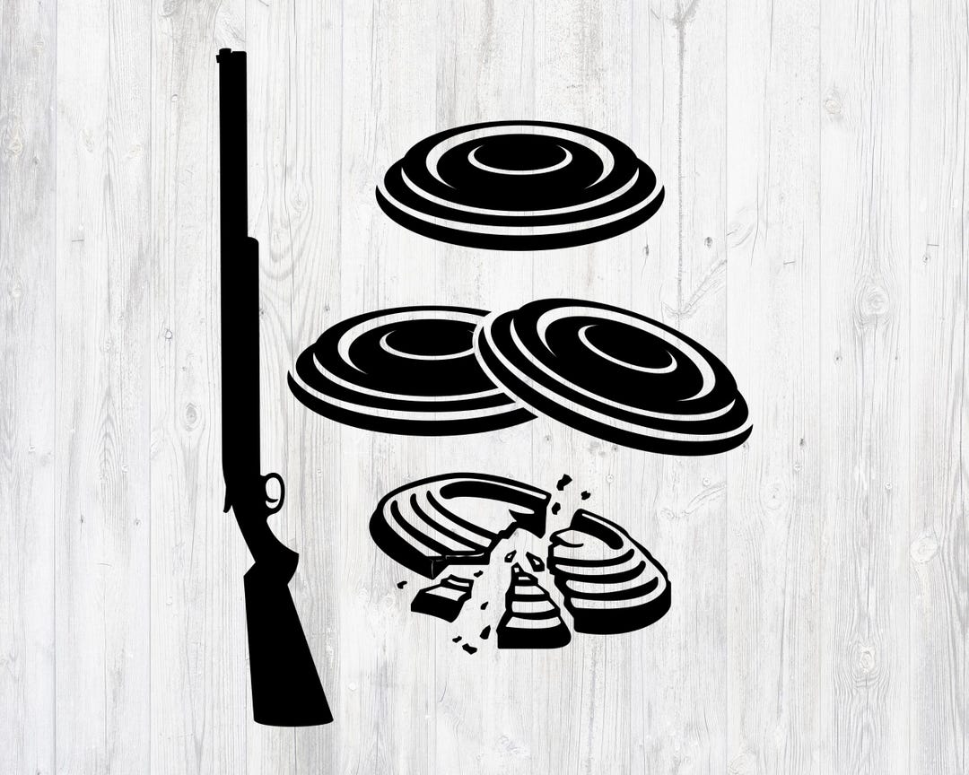 Clay Target SVG File, Trapshooting SVG File, Skeet Shooting SVG ...