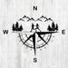 Sport Runner Compass SVG File Male and Woman, Runner Vector Image ...