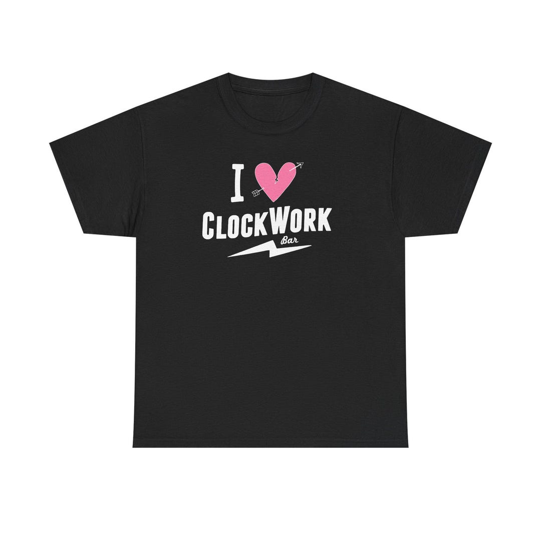 I Love Clockwork Bar NYC Retro - Heavy Cotton Tee - Etsy