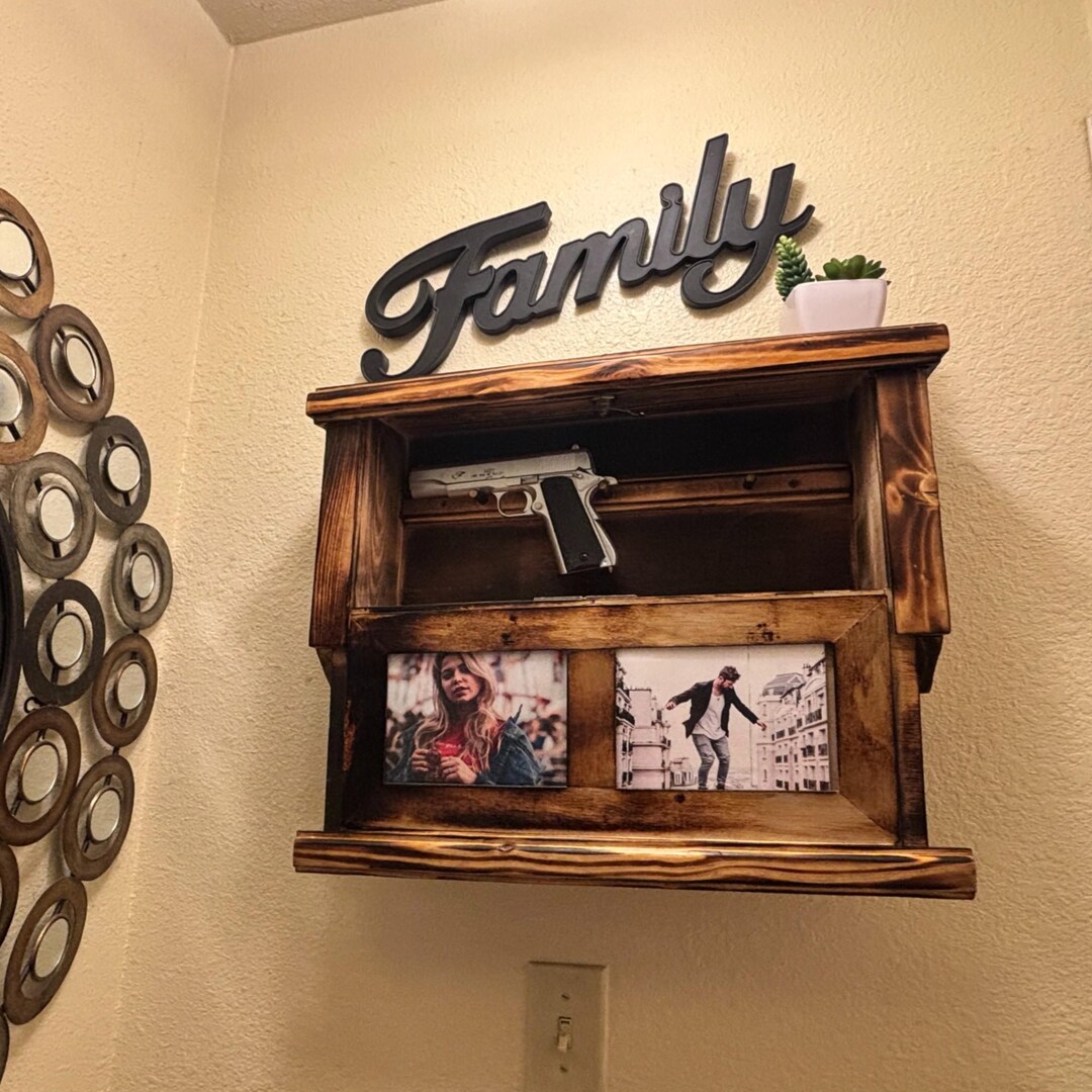 Picture Frame Gun Safe With Lock - Etsy