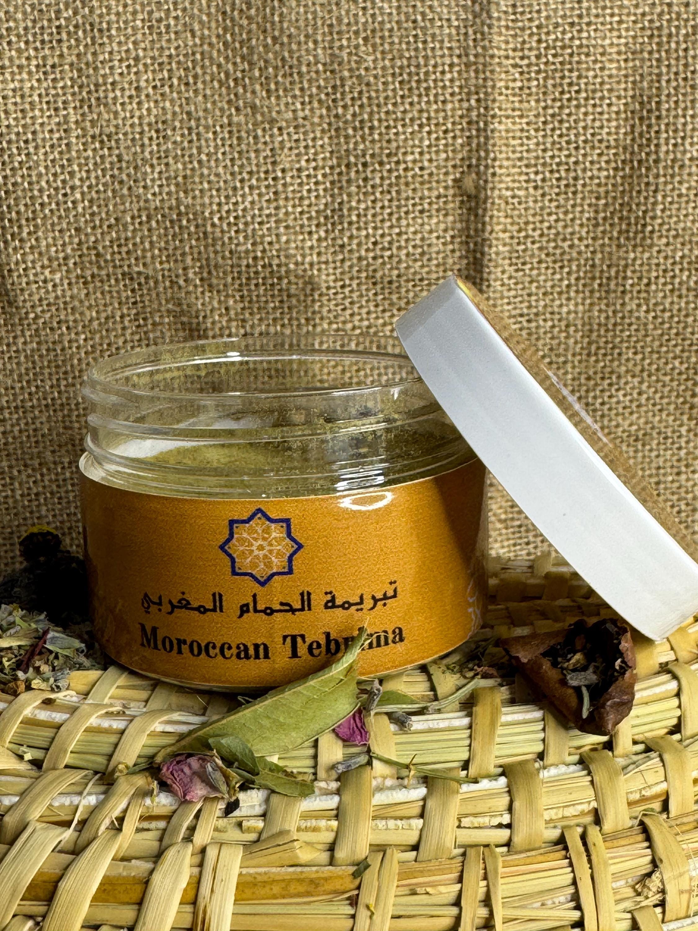 Complete Moroccan Hammam Gift Set. Ghassoul, Black Soap, Tebrima Mask ...