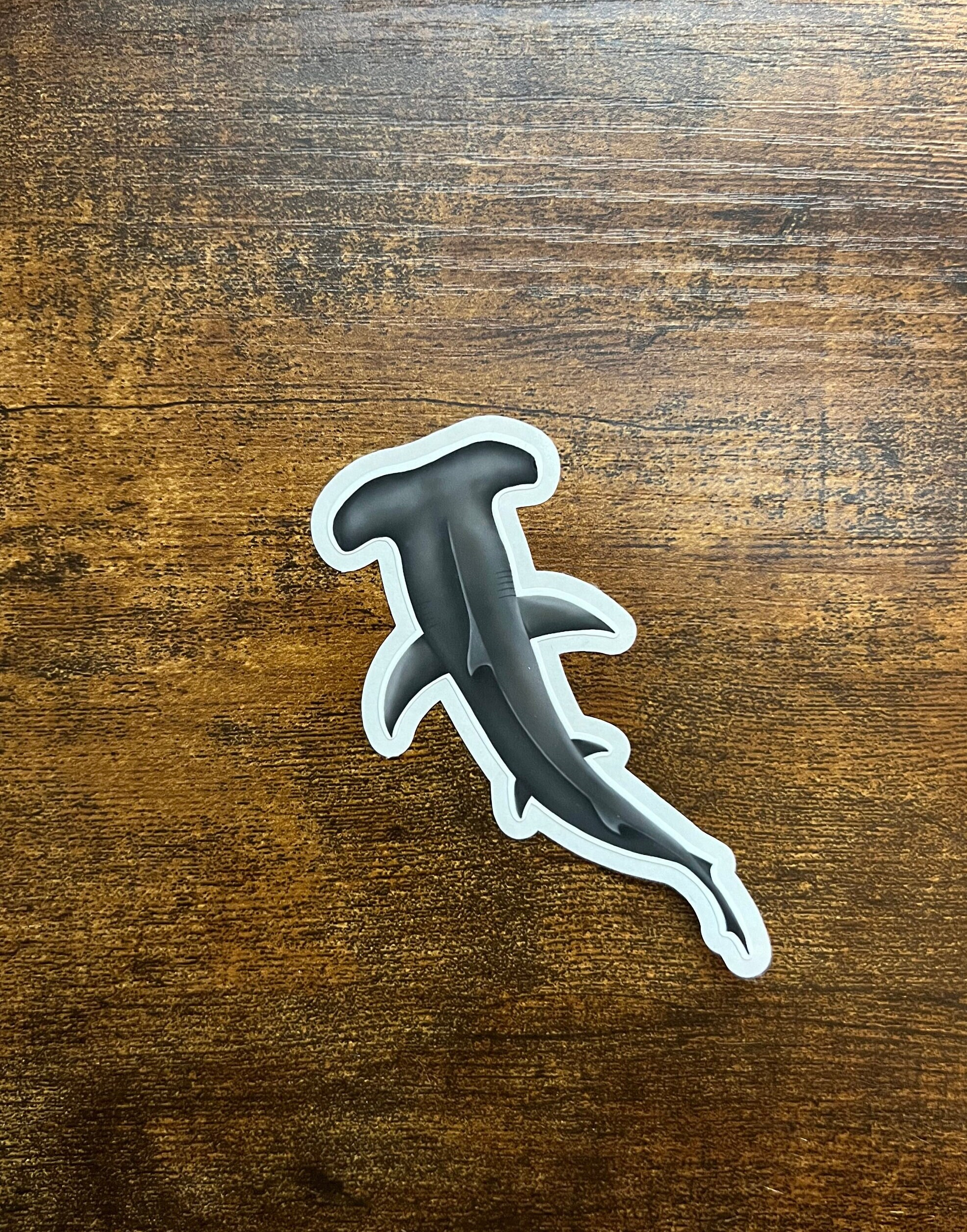 Hammerhead Shark Sticker, Ocean Animal Sticker, Ocean Wildlife Sticker ...