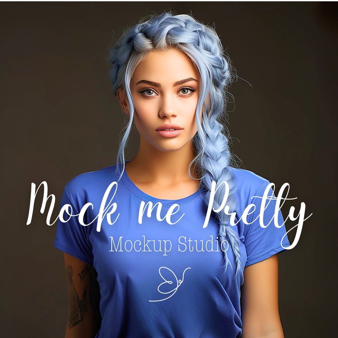 Bella Canvas 3001 Heather Columbia Blue Mockup Blue Bella - Etsy