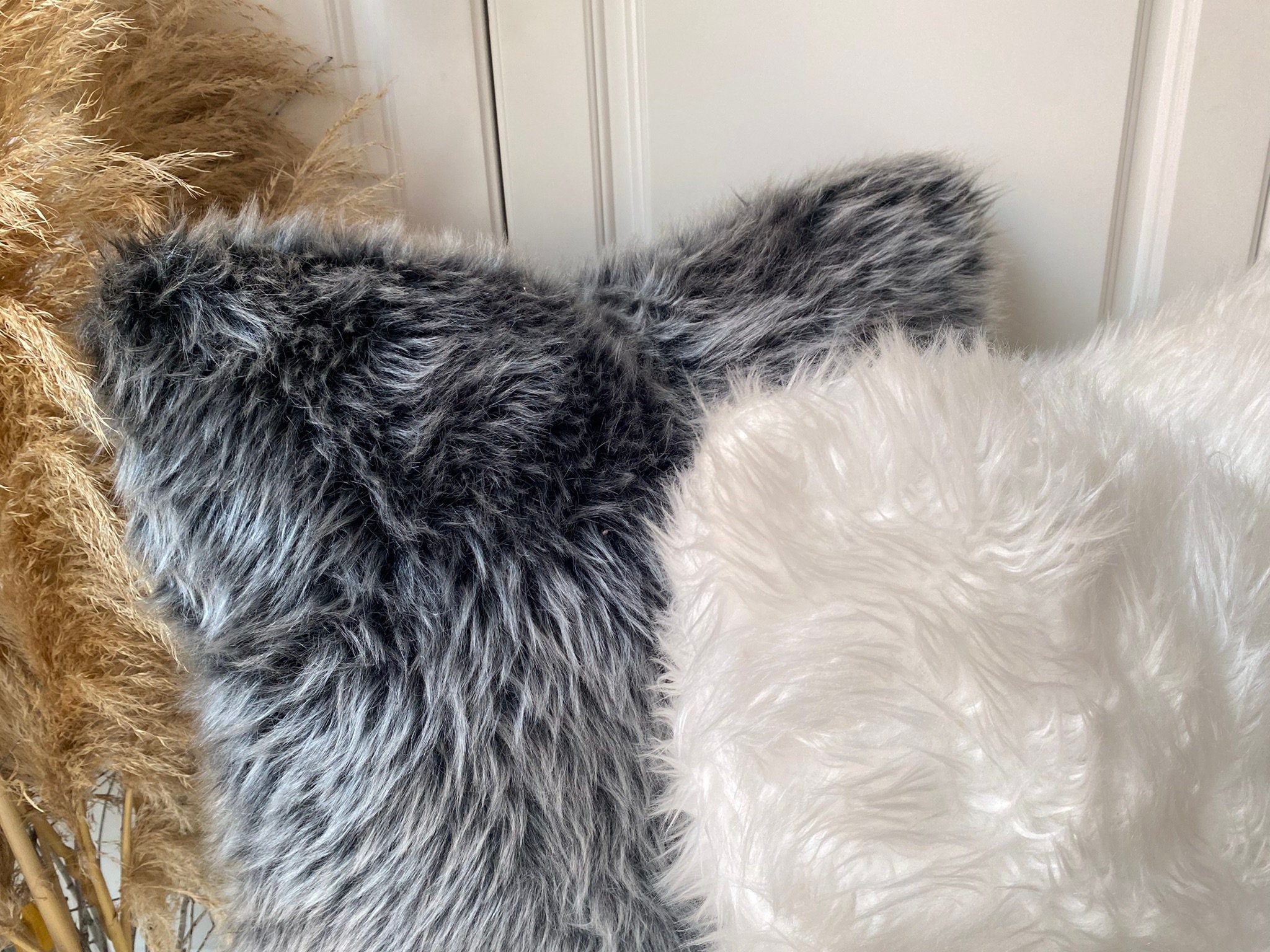 Decorative Faux Fur Pillow Cover, Faux Fur Pillow Case, Fur Pillow ...