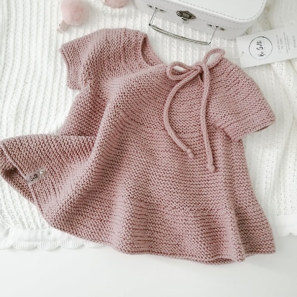 Knit Baby Dress Pattern - Etsy