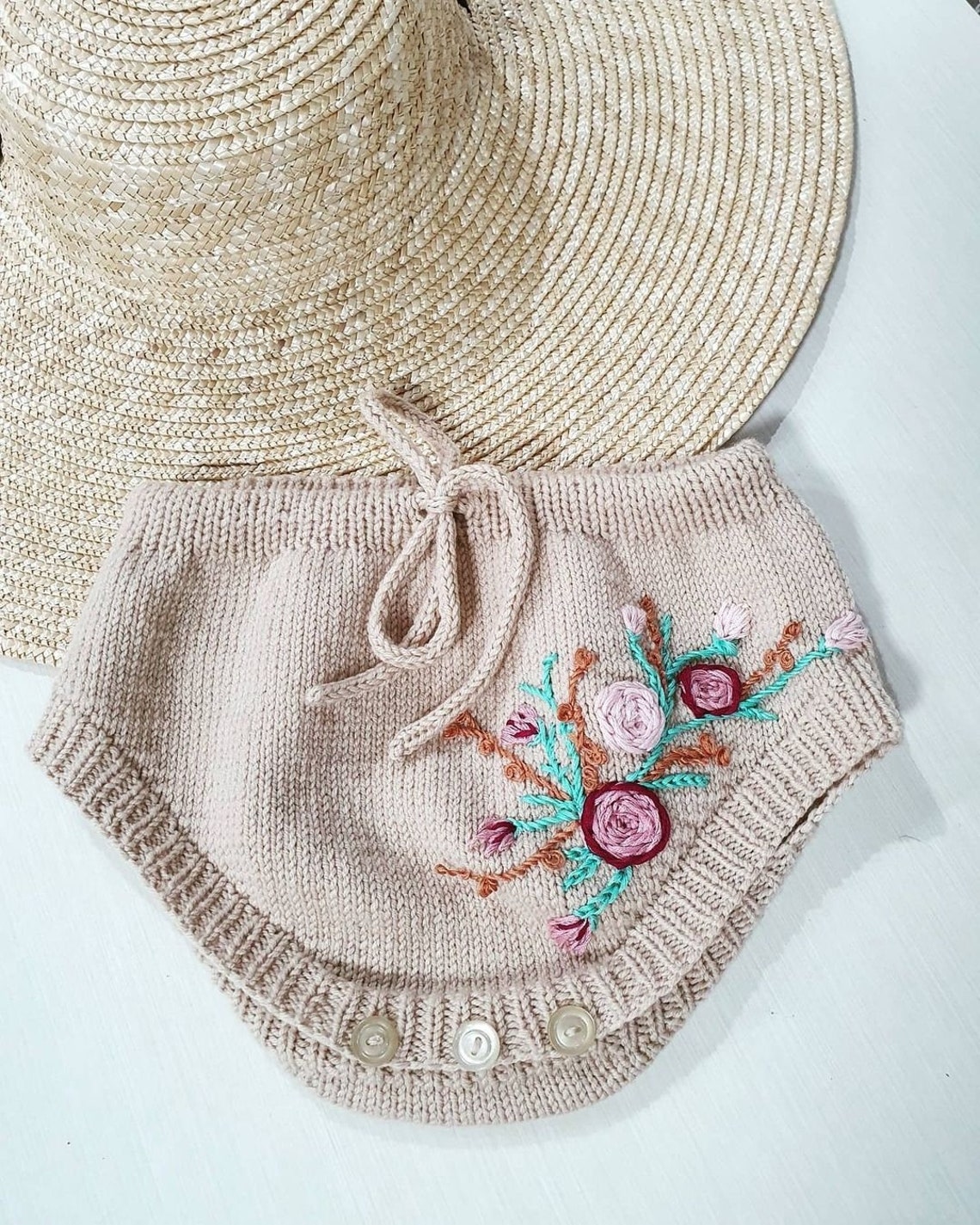 Knitting Pattern Baby Bloomers-diaper Cover Instructions in English ...