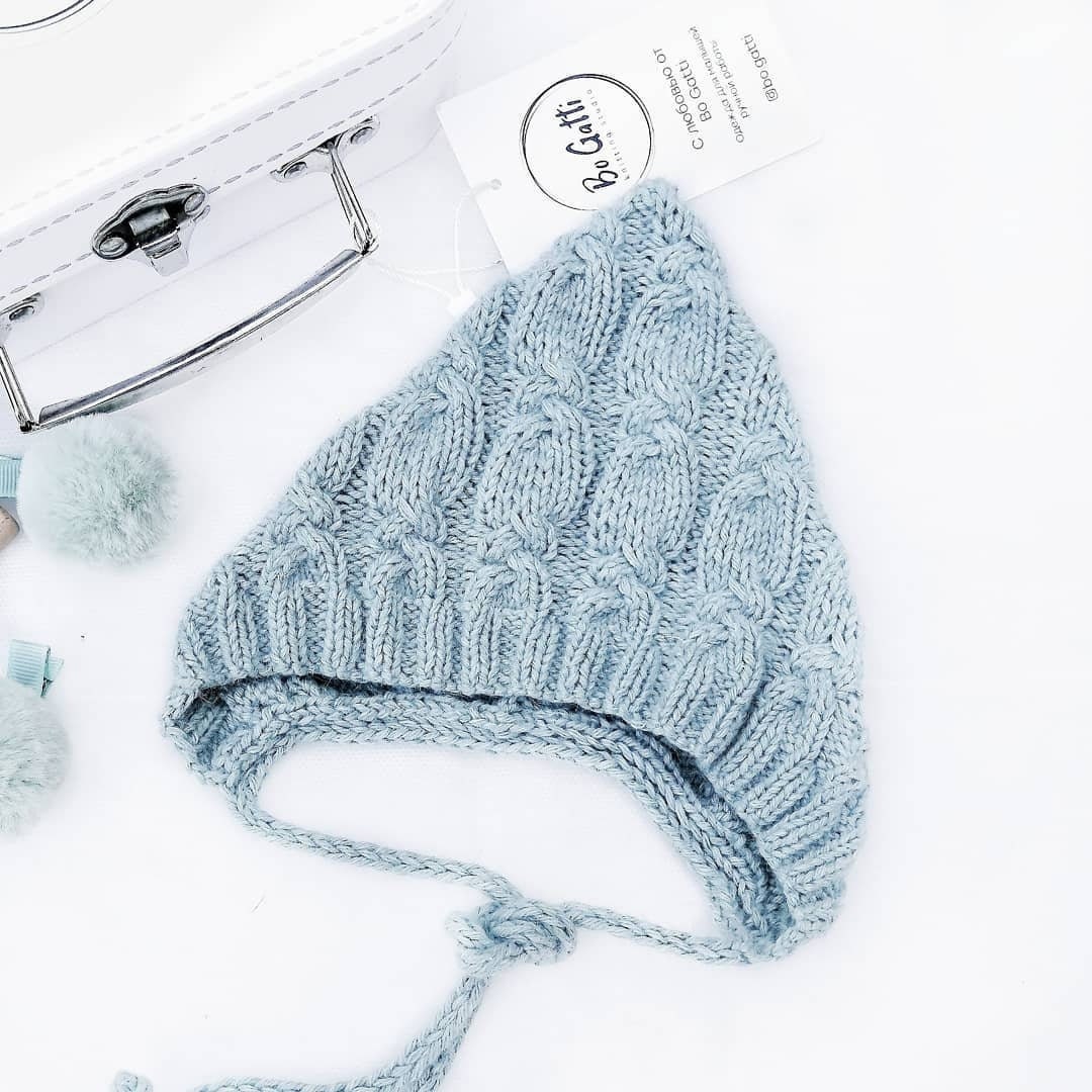 Baby Bonnet Knitting Pattern for Any Yarn Weight (author‘s No Stitch-by ...