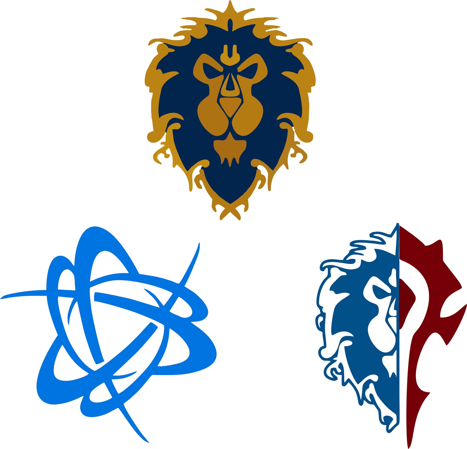 Alliance and Horde Symbols - World of Warcraft Digital Download | Wow ...