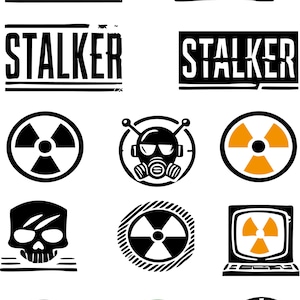 STALKER Logos - Digital Download | Post-apocalyptic Themed Designs for ...