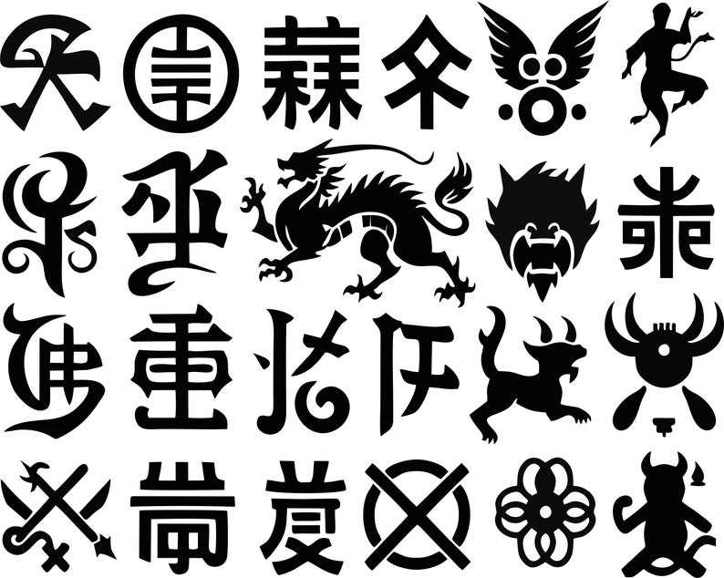 Chinese Logos - Digital Download | Traditional Symbols & Modern Designs ...