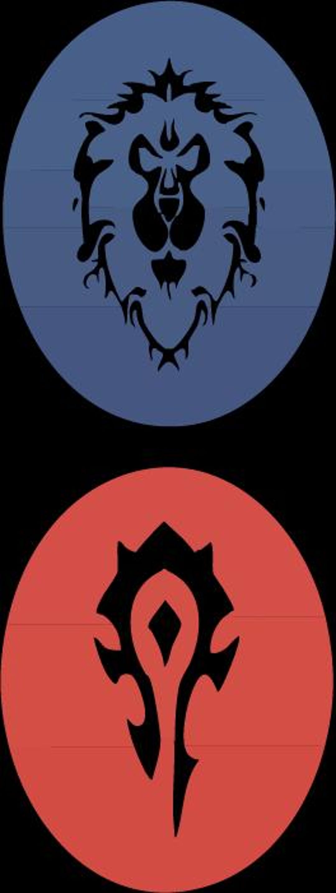 Alliance and Horde Symbols - World of Warcraft Digital Download | Wow ...