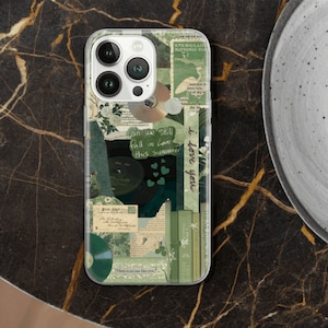 Sage Green Phone Case Earthy Cover for iPhone 16 15 14 17 12 Pro 11 XR ...