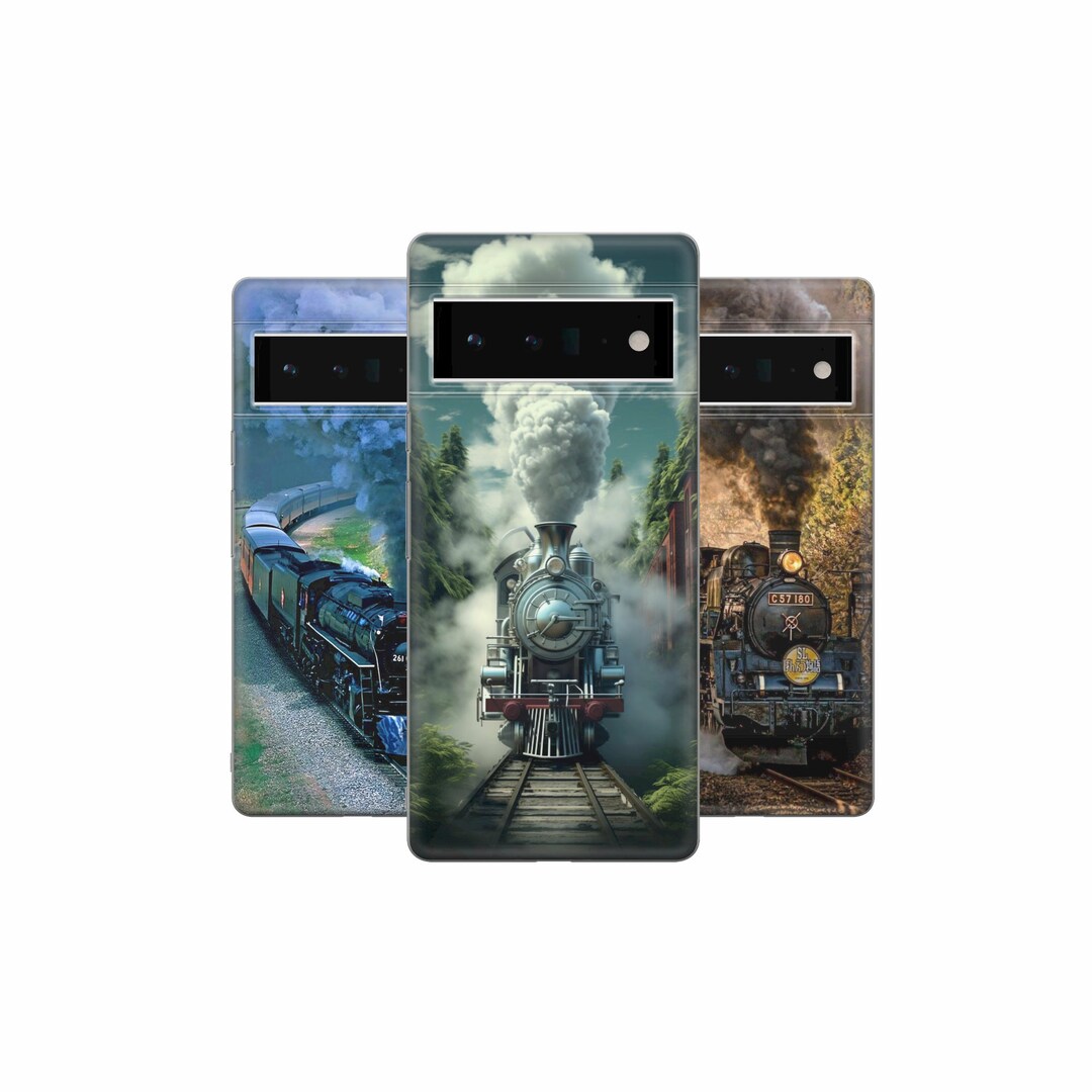 Steam Train Phone Case: Rails Locomotive Cover - Etsy