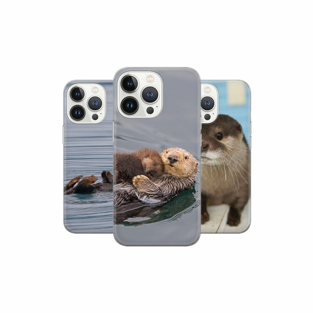 Sea Otter Phone Case Marine Mammal Cover for iPhone 16 15pro, 14, 13 ...