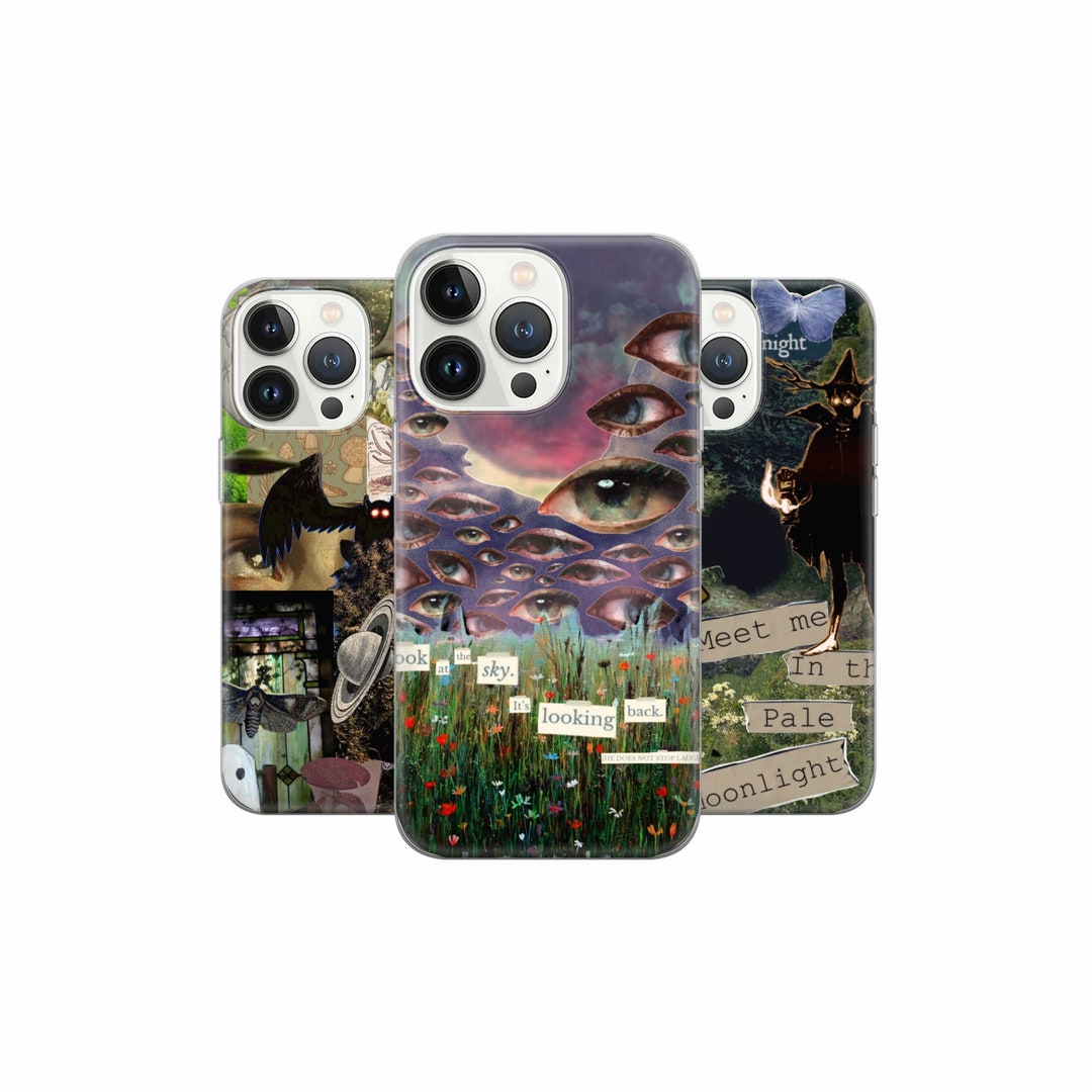 Cryptid Core Collage Phone Case Mythology Folklore Cover for iPhone 16 ...