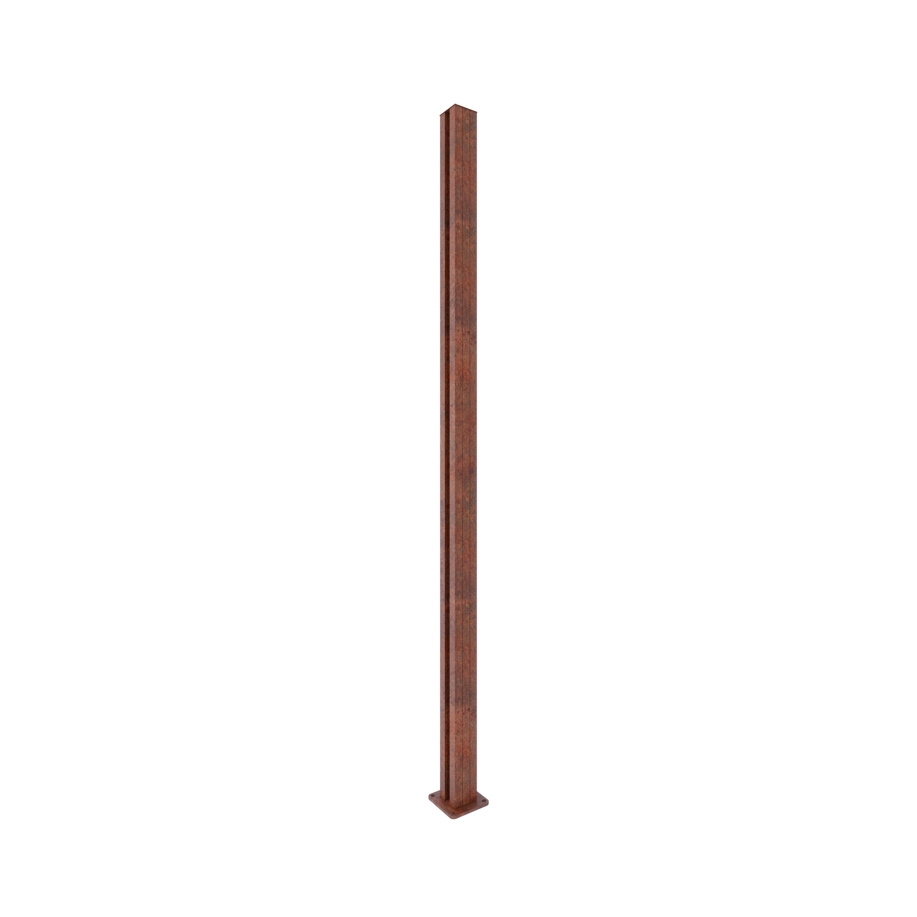 Corten Steel Rusty Post for Garden Screens Free Standing Corten Post - Etsy