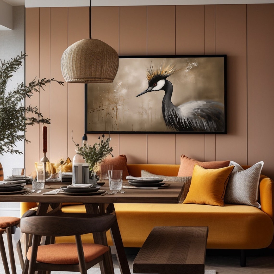 Japandi Frame TV Art Wabi Sabi Wallart Japandi Wabi Sabi Wall Art Set ...