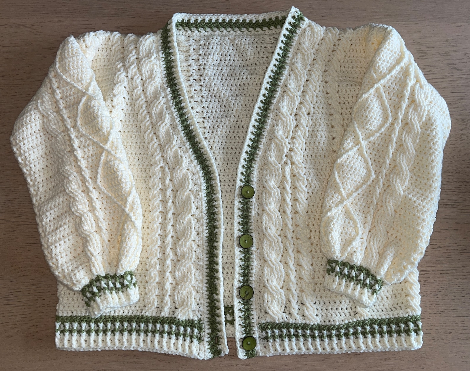 T.S. Chunky Cardigan Crochet Pattern - Etsy