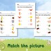 Printable Matching Worksheets, Match the Picture, Kindergarten ...