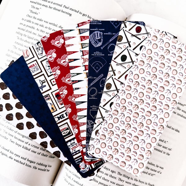 Baseball Bookmark - Etsy