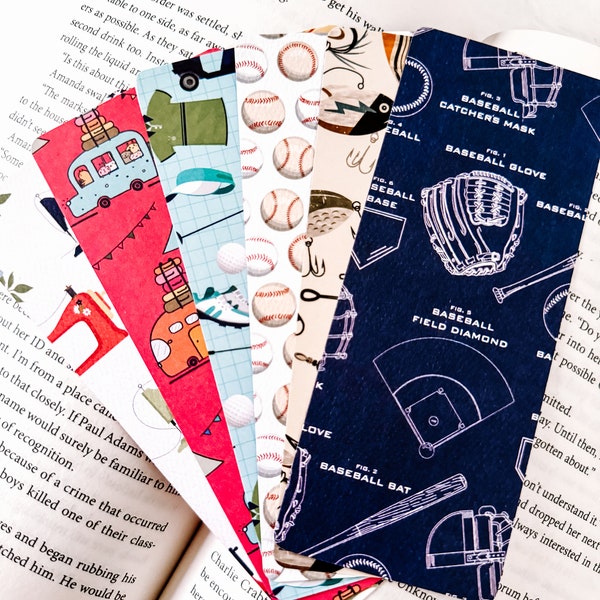 Baseball Bookmark - Etsy