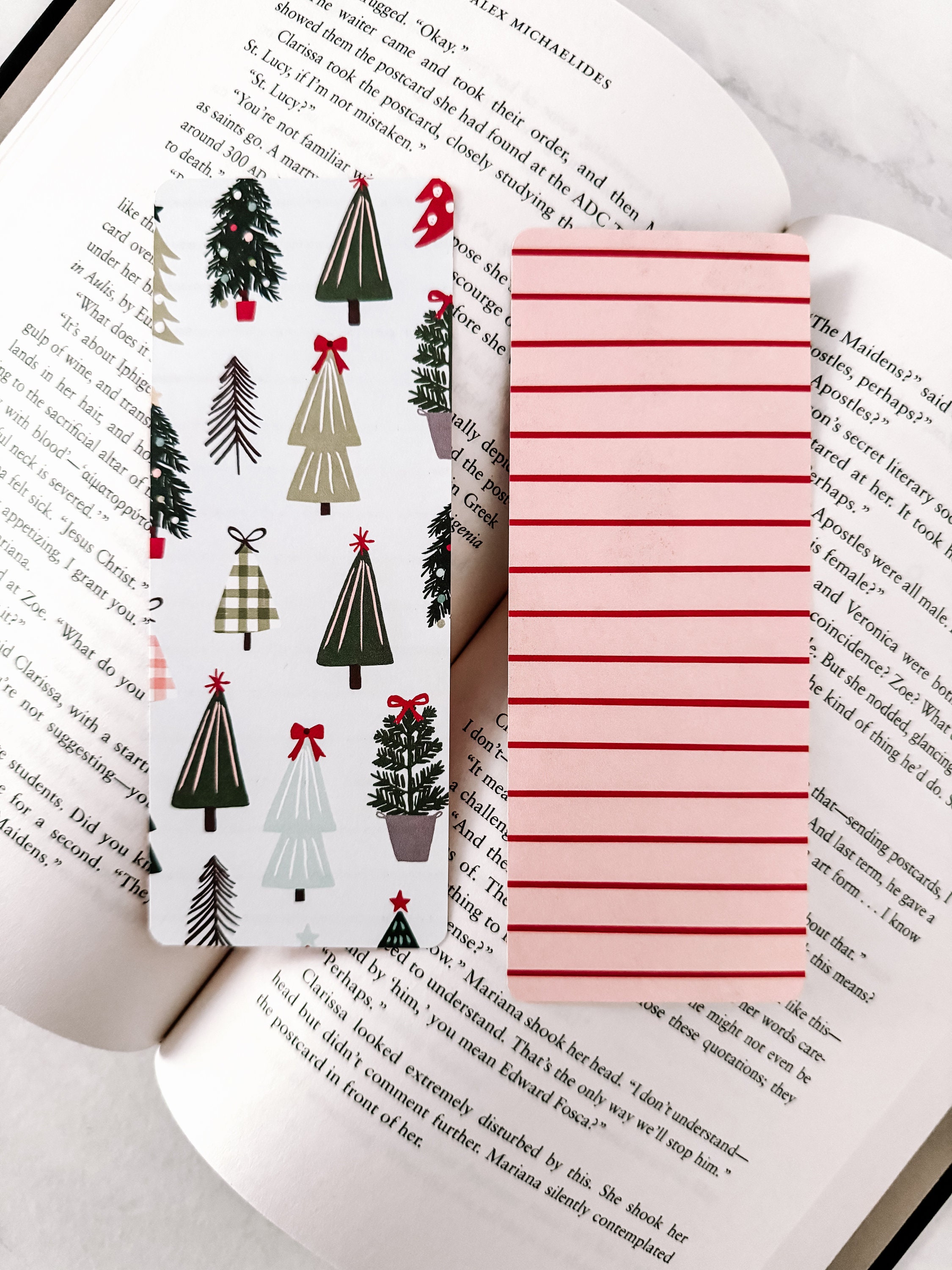 Houses and Stars Winter Bookmarks Retro Bookmarks Seasonal Bookmarks ...