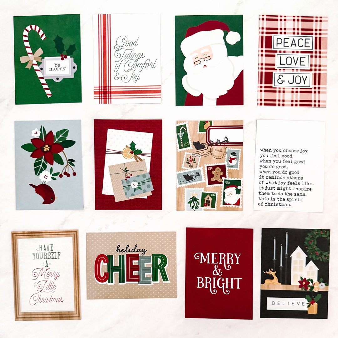 Socking Stuffer Holiday Cheer Bookmark 3x4 Bookmarks - Etsy