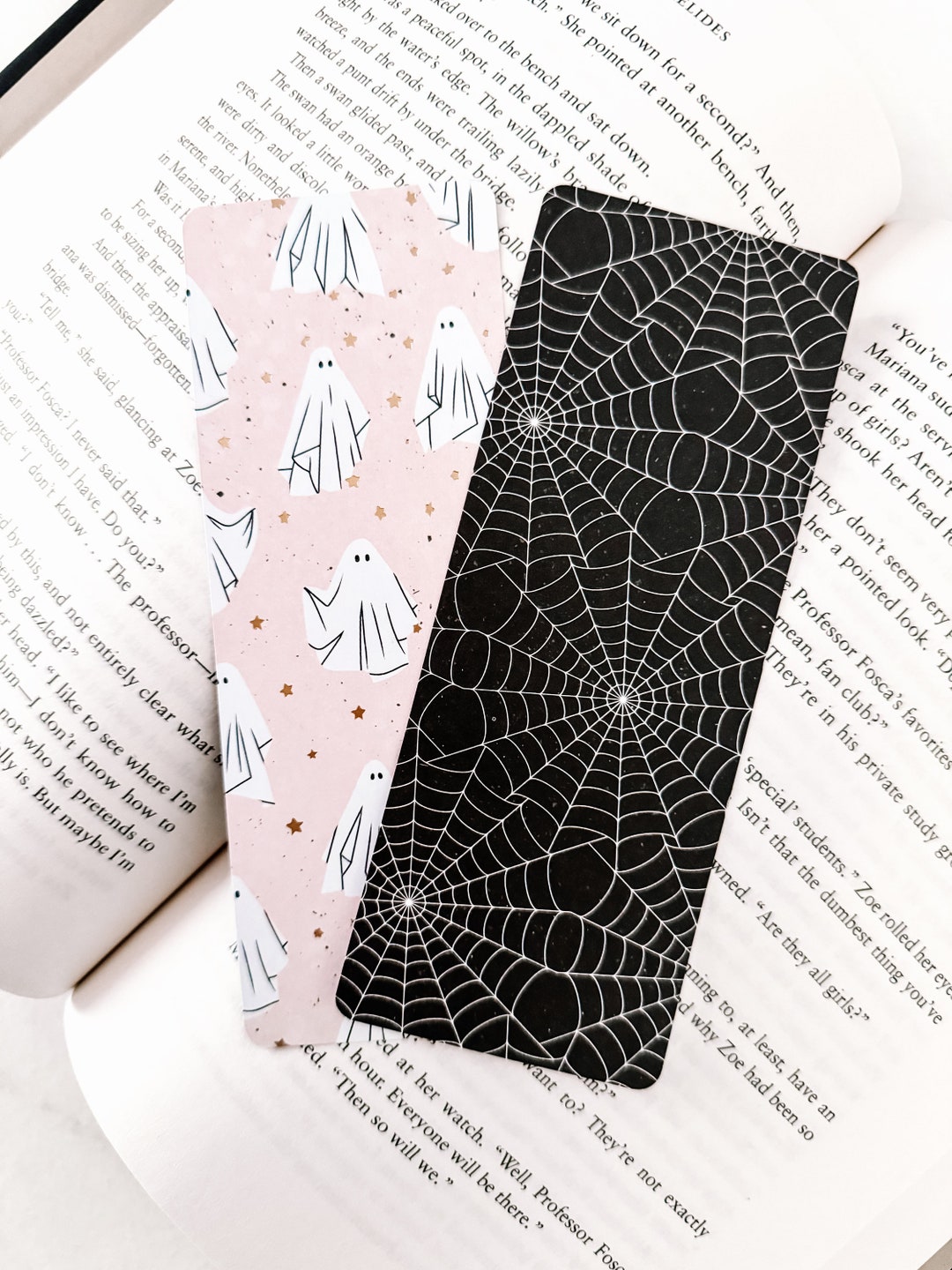 Gold Foil Halloween Bookmarks 2 X 6 Inch Bookmarks Fall Bookmarks ...