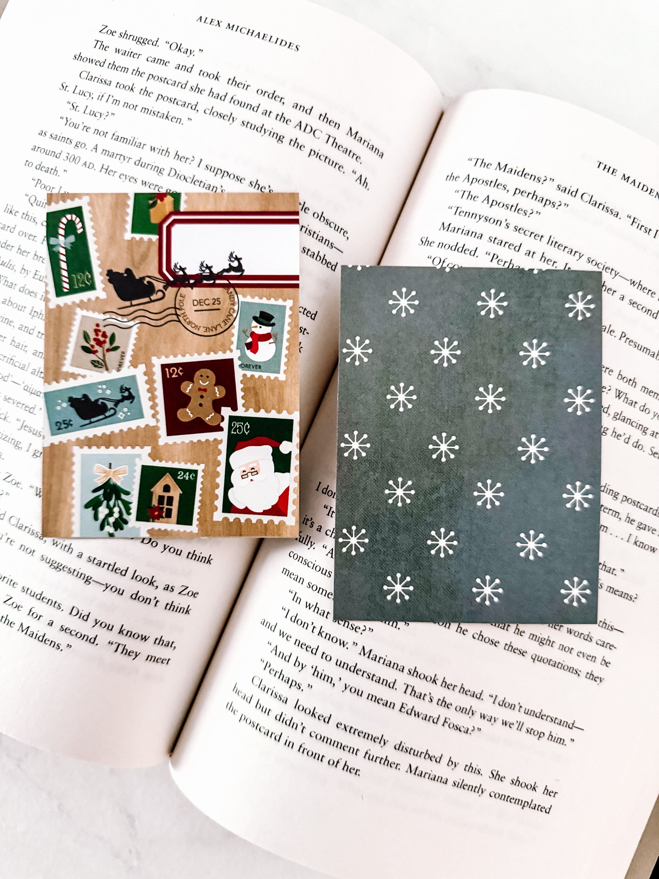 Socking Stuffer Holiday Cheer Bookmark 3x4 Bookmarks - Etsy