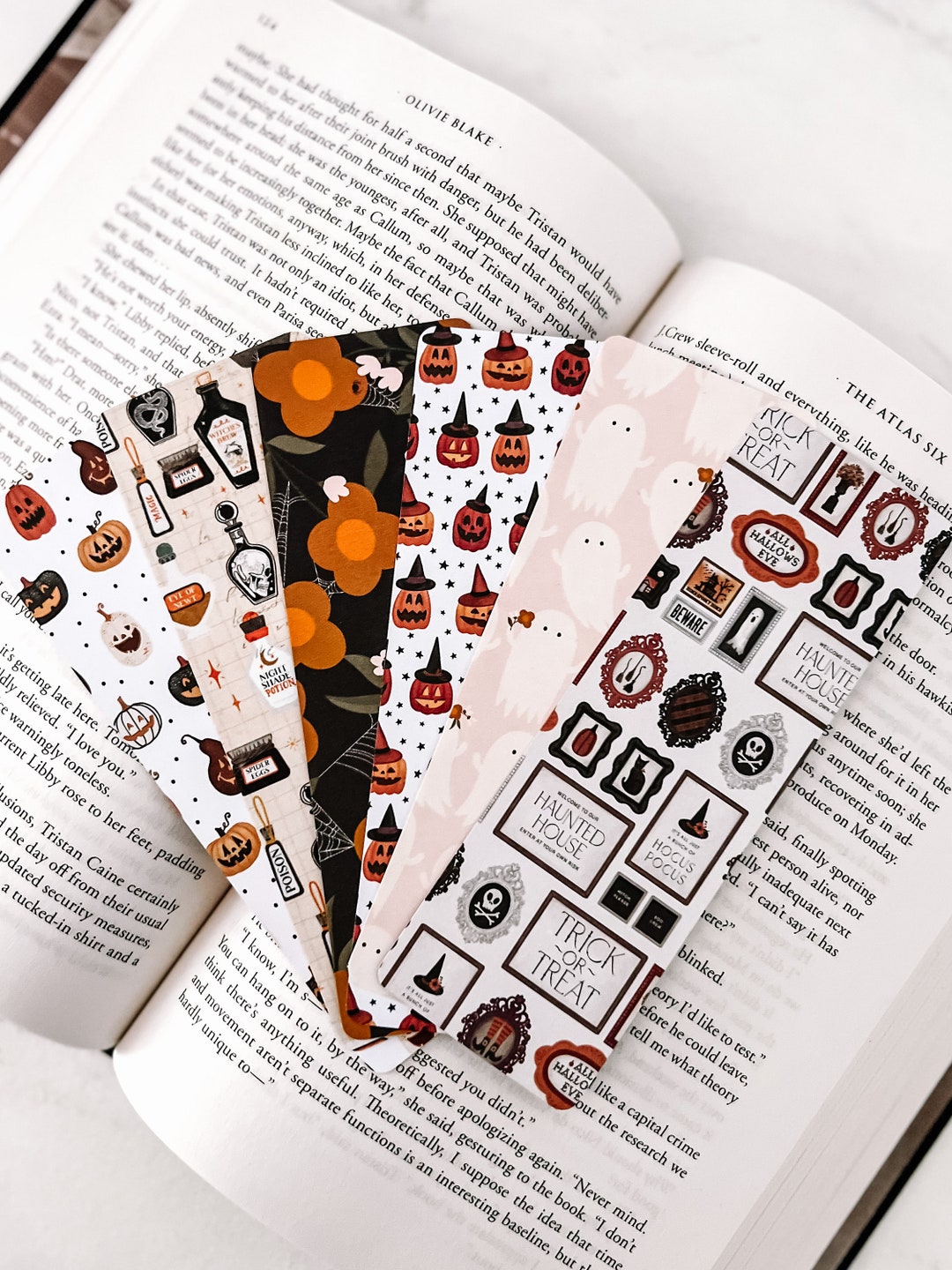 Potions Pumpkins and Ghosts Fun Fall Bookmarks Halloween Bookmarks ...