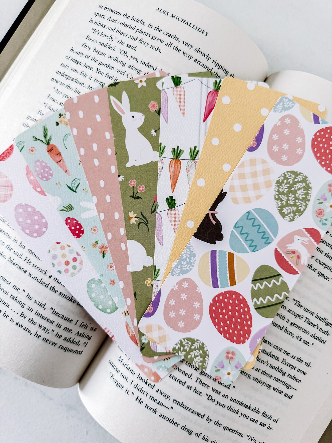 Easter Bookmarks | Floral Bookmarks | Laminated Bookmark | Spring ...