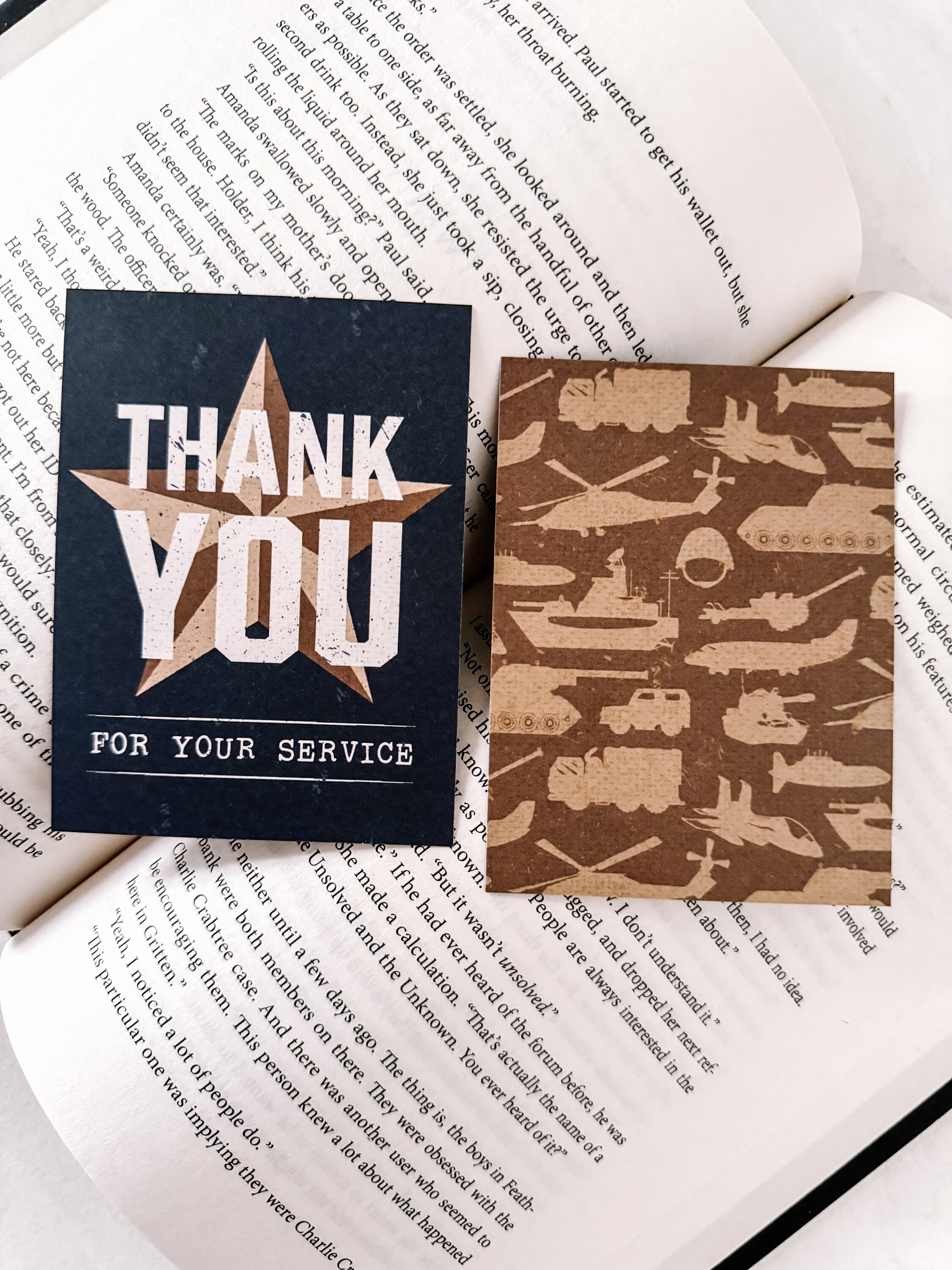 Thank You Veterans Bookmarks | Veterans Bookmarks | Military Bookmarks ...