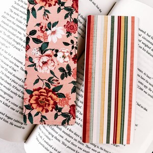 Retro Floral Bookmarks | Fun Floral Bookmarks | Handmade Bookmarks ...