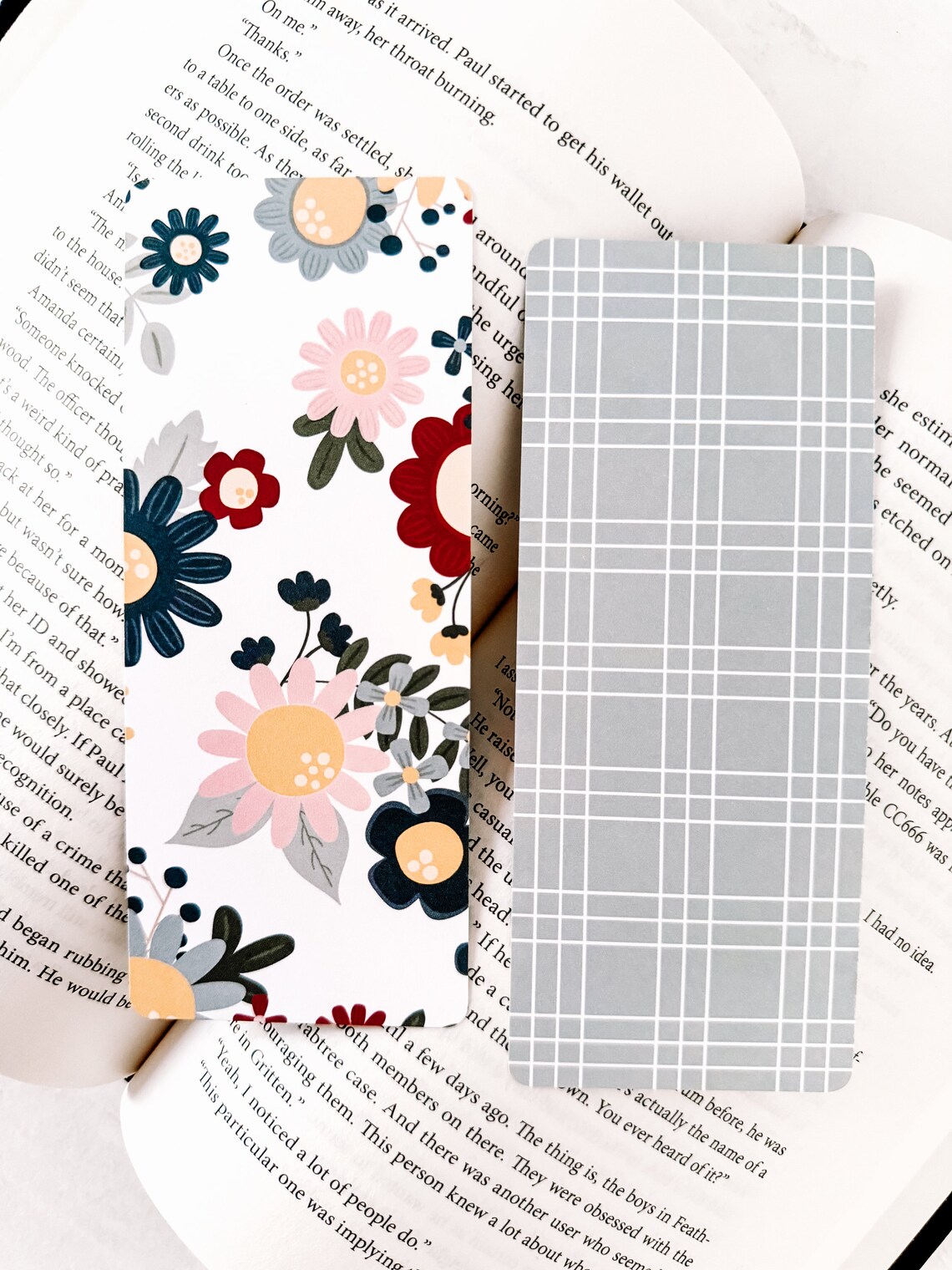 Retro Floral Bookmarks | Fun Floral Bookmarks | Handmade Bookmarks ...