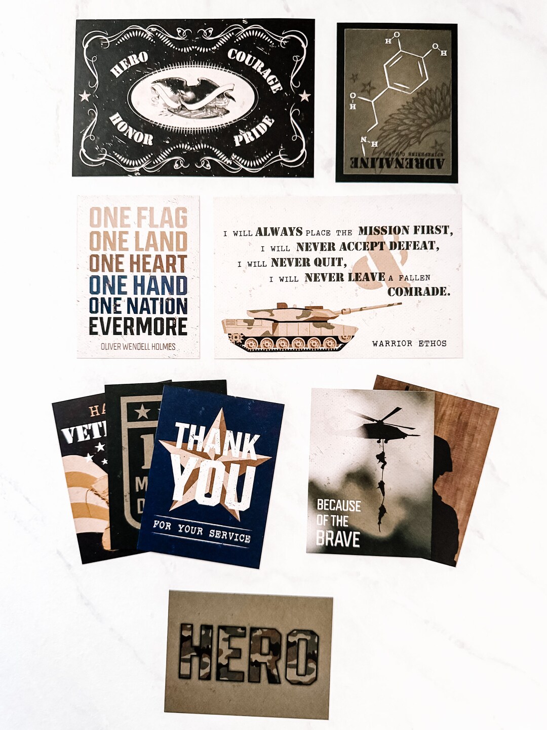 Thank You Veterans Bookmarks | Veterans Bookmarks | Military Bookmarks ...