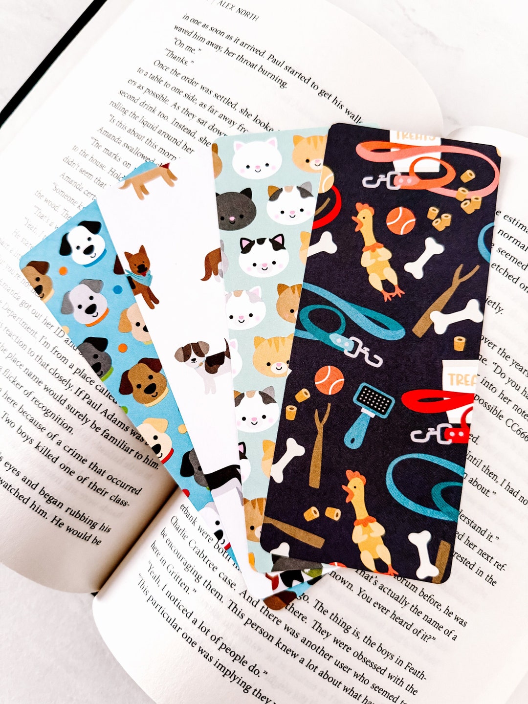 Pet Bookmarks | Dog Bookmarks | Cat Bookmarks - Etsy