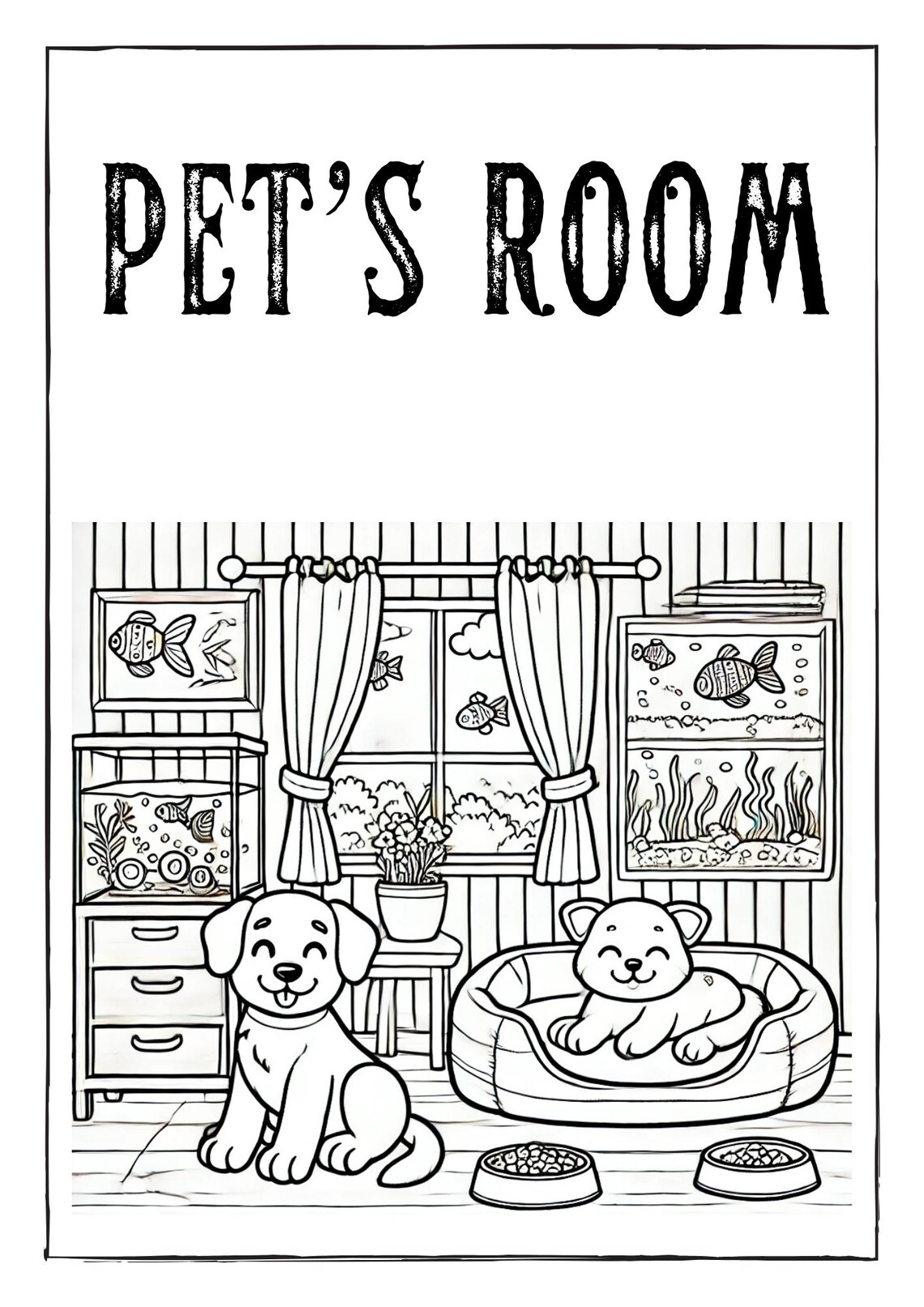 Cozy Home Coloring Book, Cozy Home Coloring Book, Kids Coloring Book ...