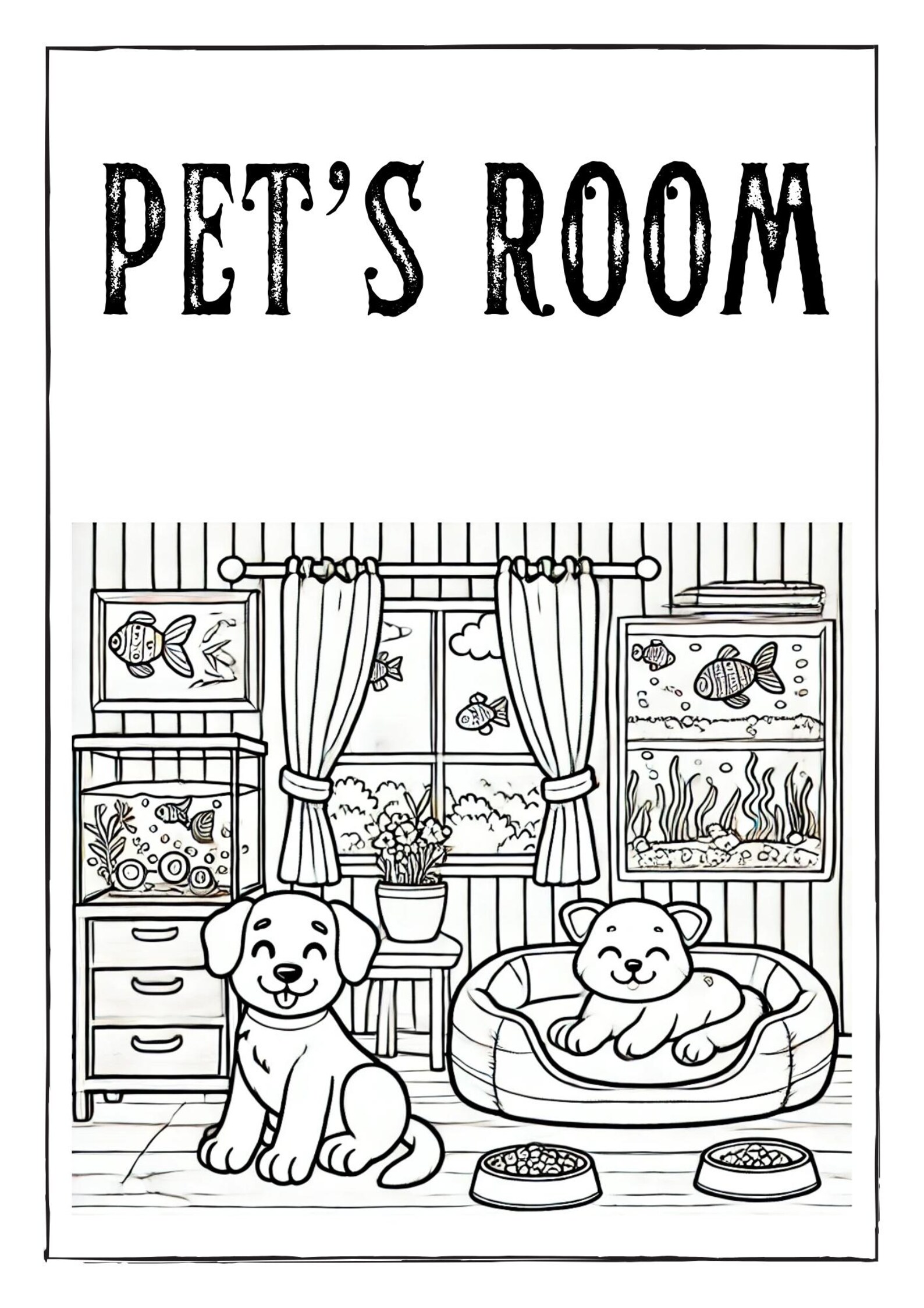 Cozy Home Coloring Book, Cozy Home Coloring Book, Kids Coloring Book ...