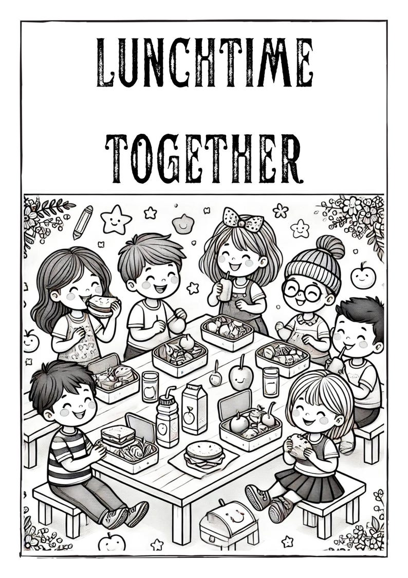 The Adventure of the First Day of School: A Coloring Book Journey ...