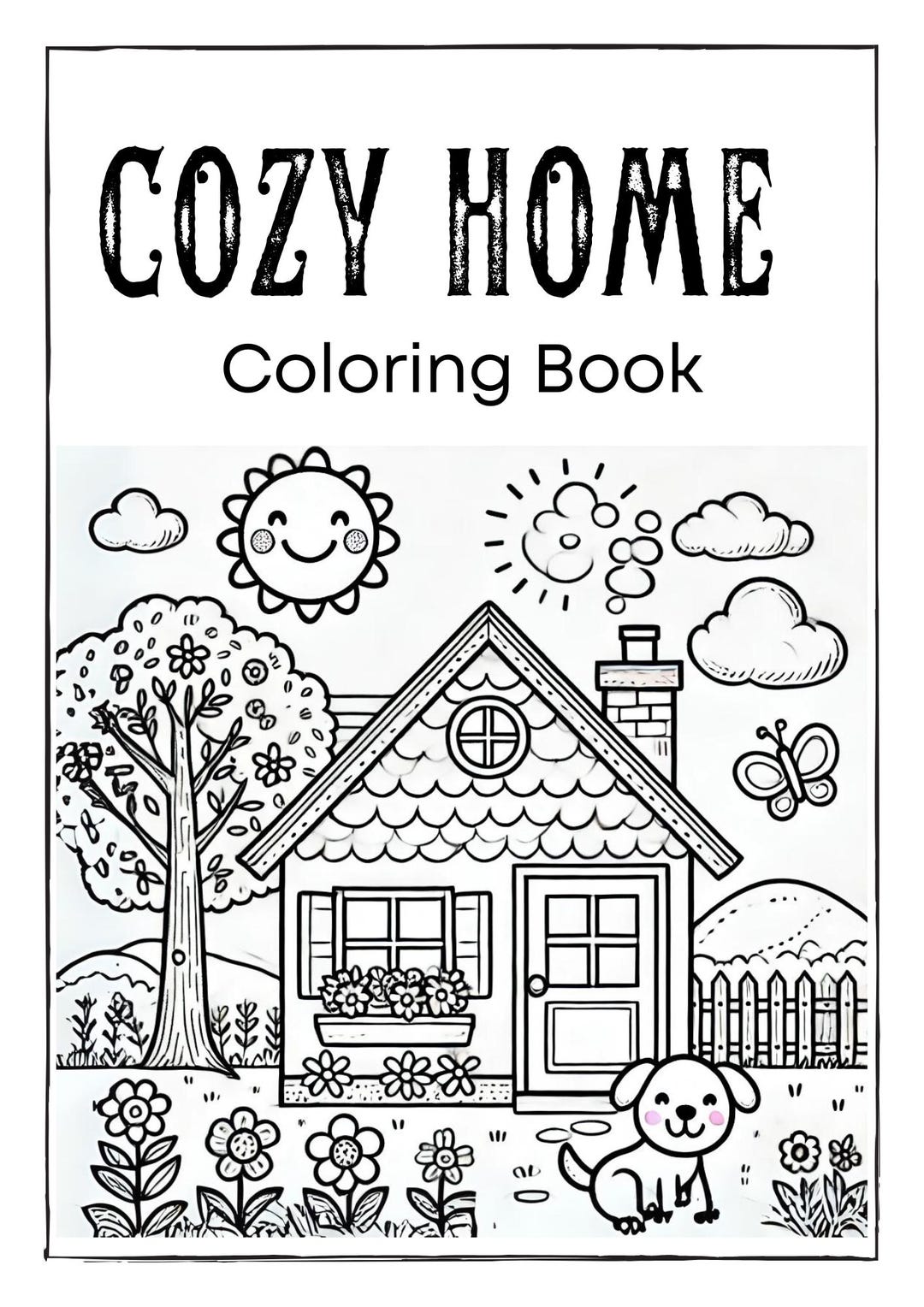 Cozy Home Coloring Book, Cozy Home Coloring Book, Kids Coloring Book ...