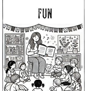 The Adventure of the First Day of School: A Coloring Book Journey ...