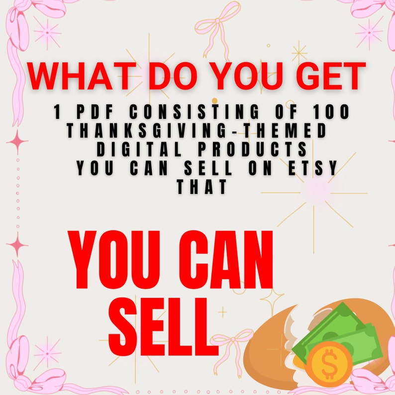 100 Thanksgiving-themed Digital Products You Can Sell on Etsy, Etsy ...