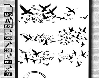 100 Bird SVG, Bird Svg Bundle, Flying Bird Svg, Animal Svg, Bird Clip ...