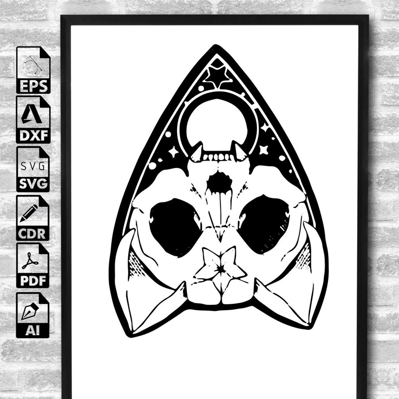 Gothic Moth Svg - Etsy
