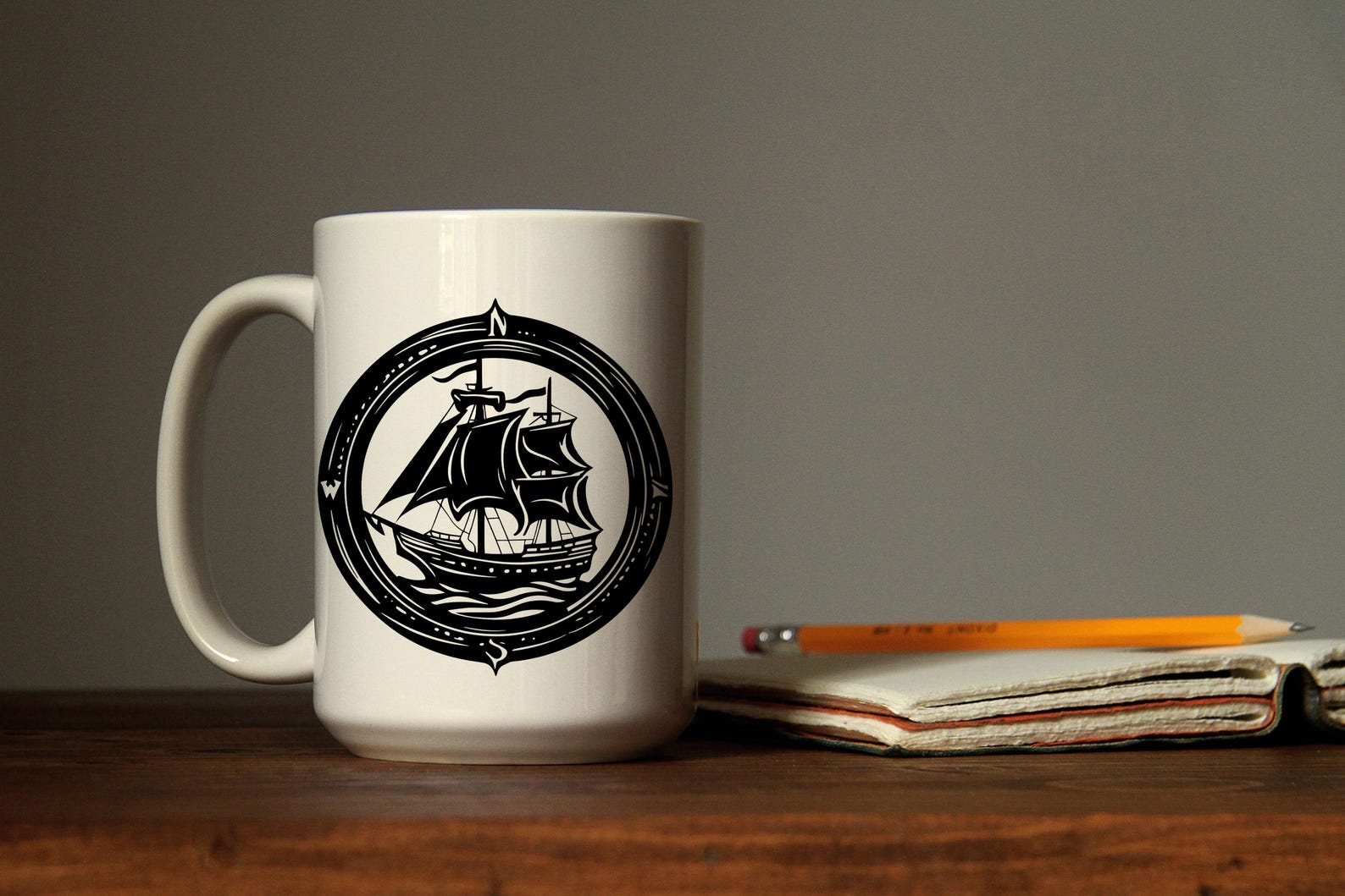 Pirate Compass Svg File Skull Compass Svg Nautical Svg Pirate Svg Wind ...