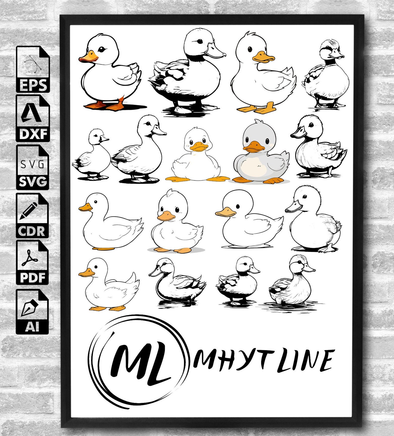 Duck Svg Bundle, Rubber Ducky Svg, Rubber Duck Svg, Duck Clipart, Duck ...