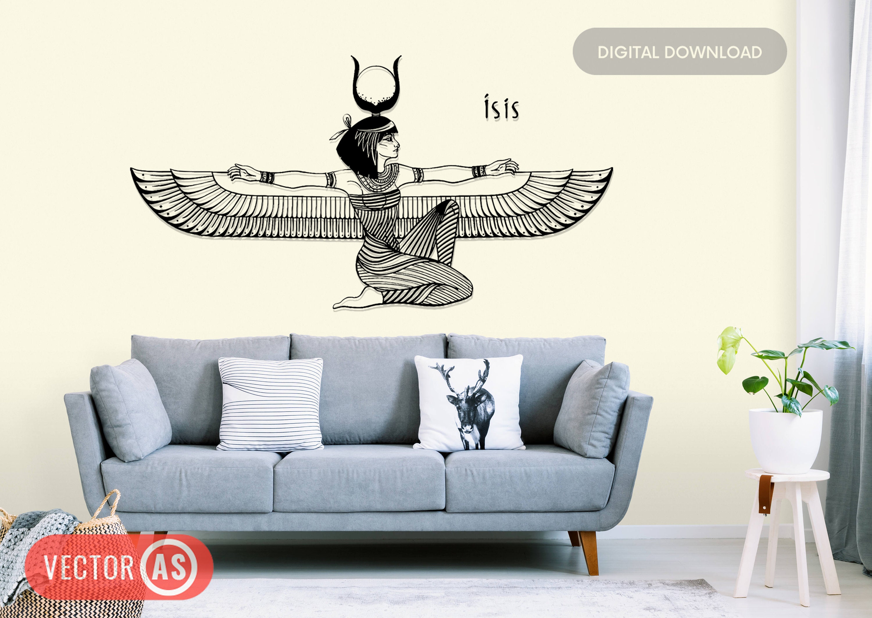 Isis Svg | Nefertiti Svg | Ancient Egypt SVG | Egyptian Religion SVG ...