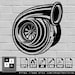 Turbocharger Cut File SVG DXF PNG Eps Pdf Clipart | Turbo Svg | Turbo ...