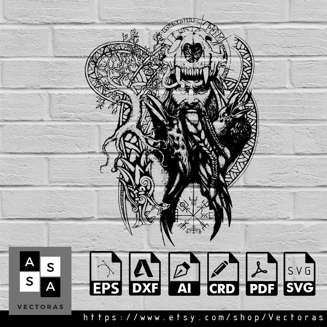 Odin Svg, Odin Clipart, Norse Svg, Red Viking Svg, Norse God Svg, Odin ...